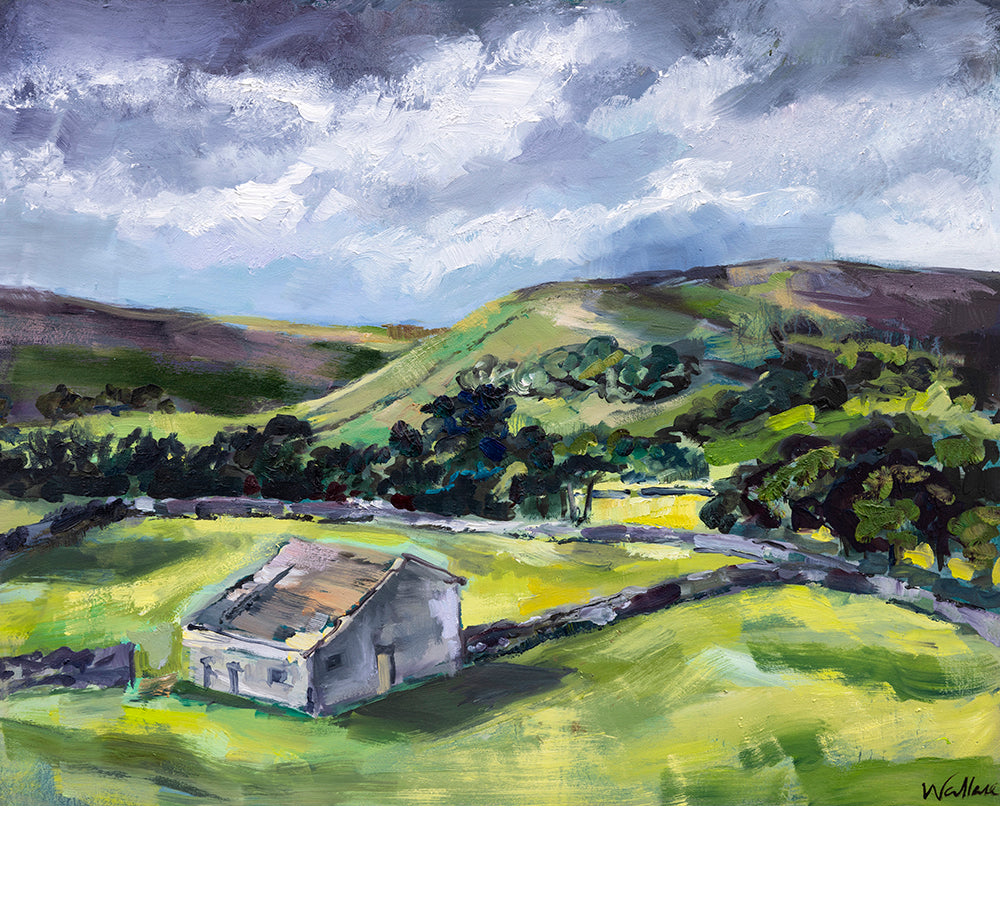 Barn at Wensleydale – Laura Wallace Art