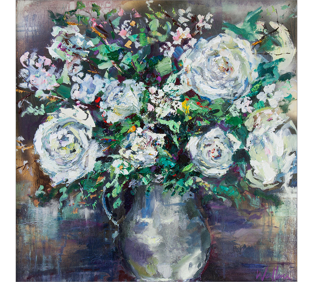 Bouquet in White – Laura Wallace Art