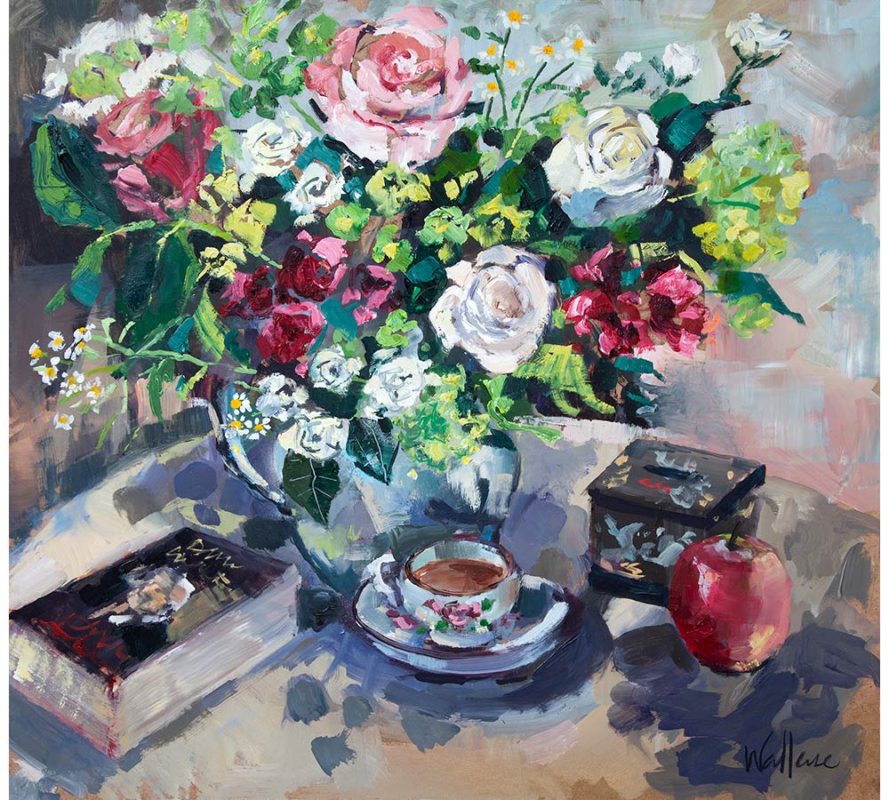 Still Life with Roses – Laura Wallace Art