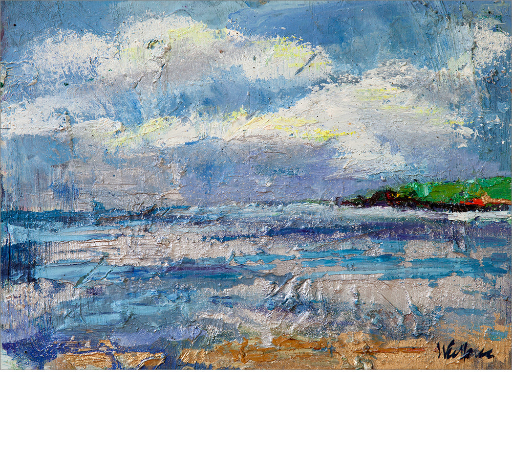 Study of Aikerness Beach – Laura Wallace Art
